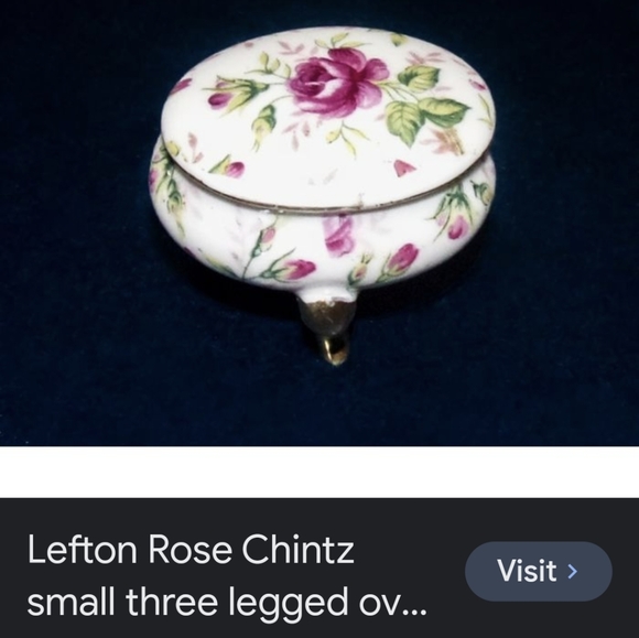 Lefton | Bath | Lefton Rose Mini Jewelry Box | Poshmark